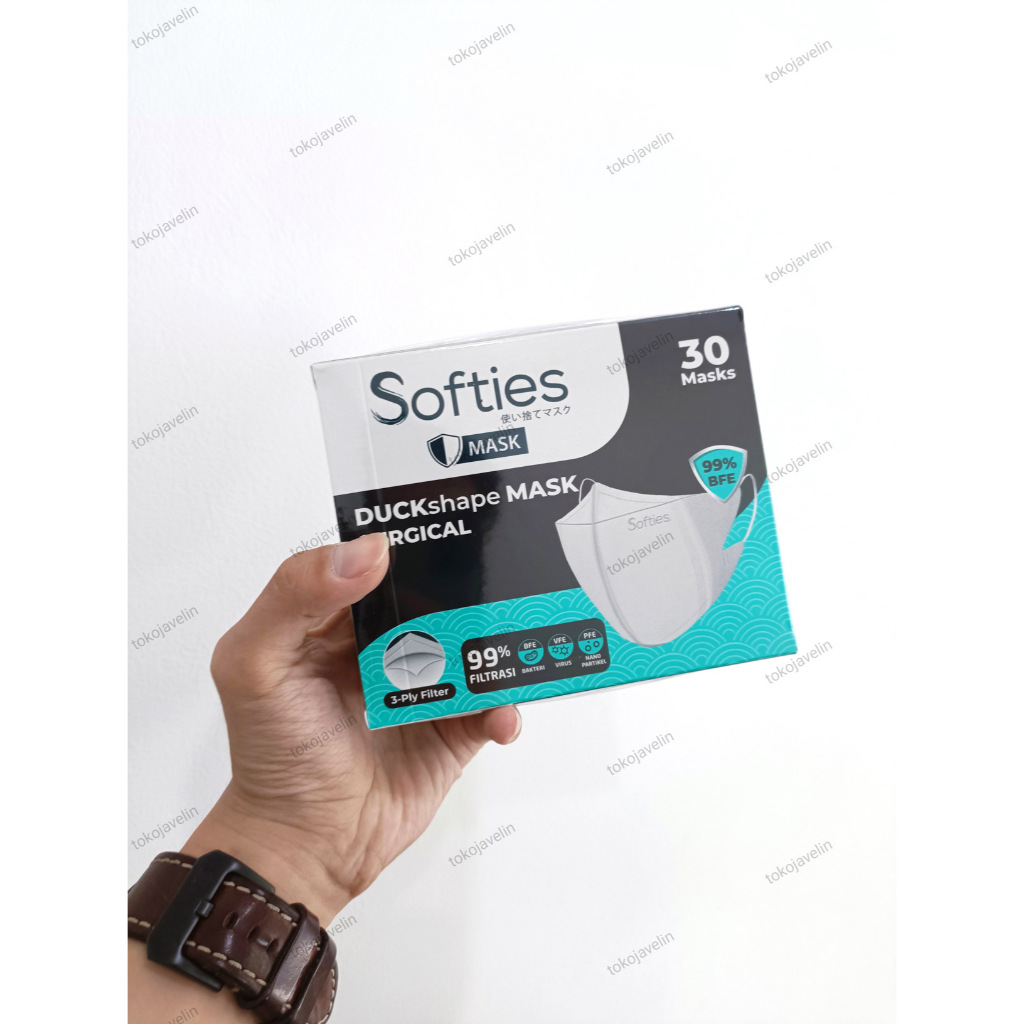 Jual Softies Ducksahpe box isi 30 ( Surgical Mask) | Shopee Indonesia