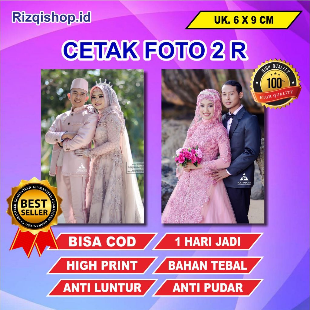 Jual CETAK FOTO UKURAN 2R FULL bahan glossy tebal anti luntur anti pudar kualitas HD | polaroid ...