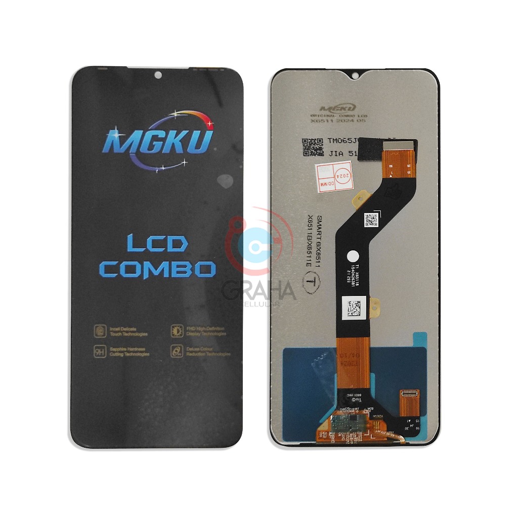 Jual LCD INFINIX SMART 6 / X6511 / X6511B FULLSET TOUCHSCREEN | Shopee ...