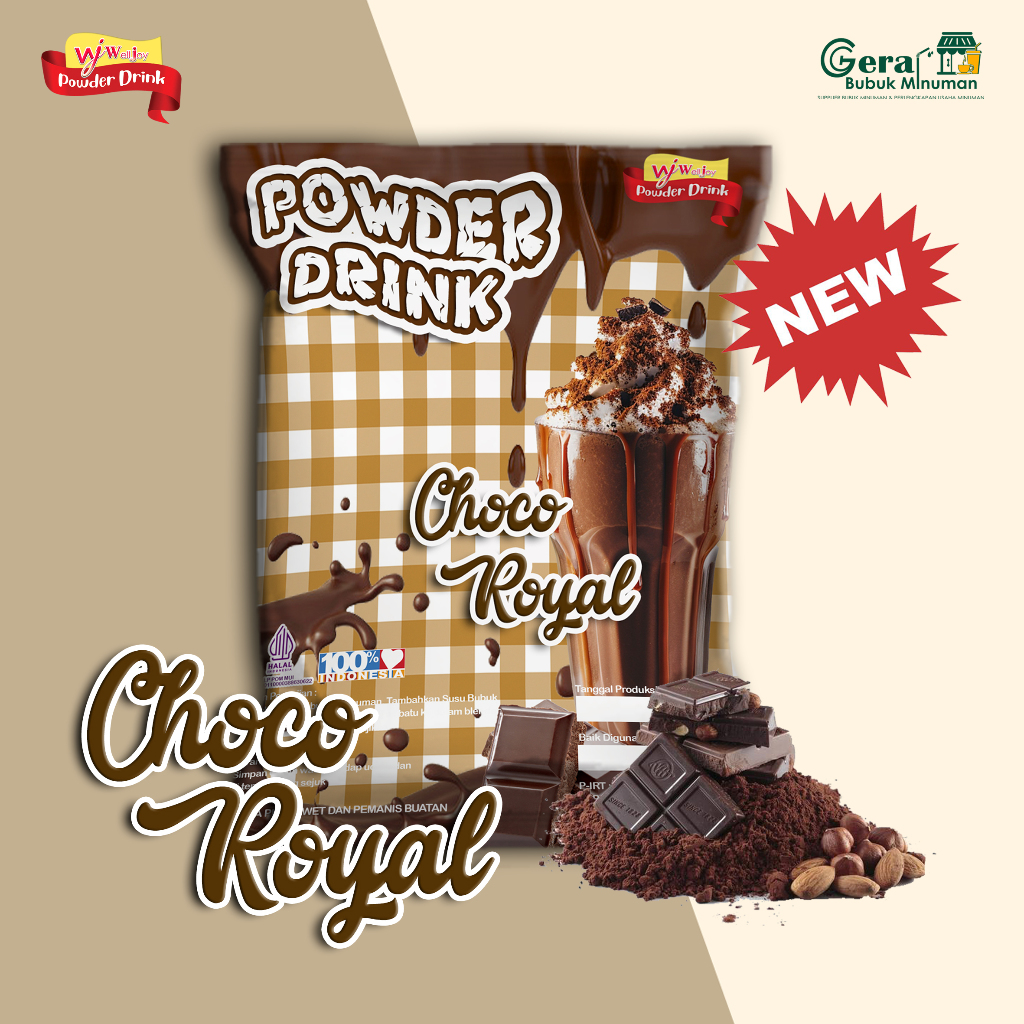 Jual 1KG Bubuk Reguler CHOCO ROYAL | Shopee Indonesia