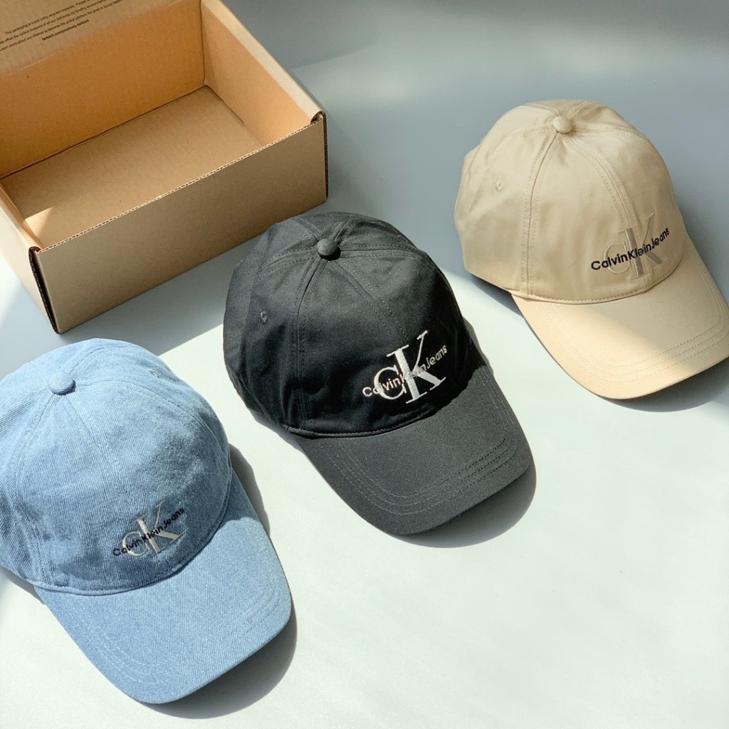 Jual CK surat bordir baru topi matahari topi bisbol topi unisex gaya ...