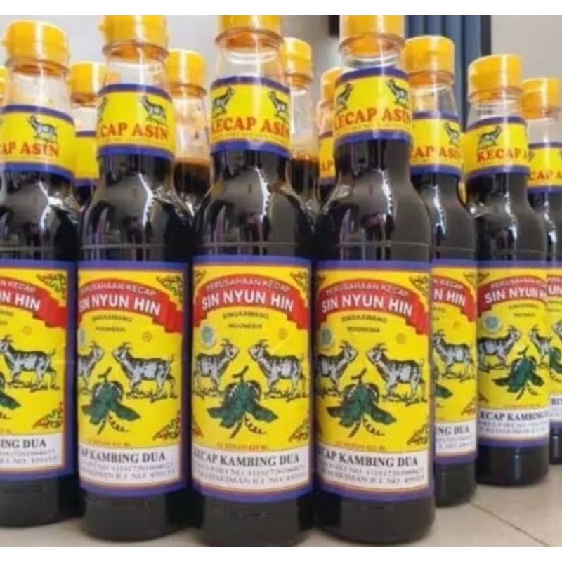 Jual Kecap asin botol plastik kambing kembar / dua singkawang ...