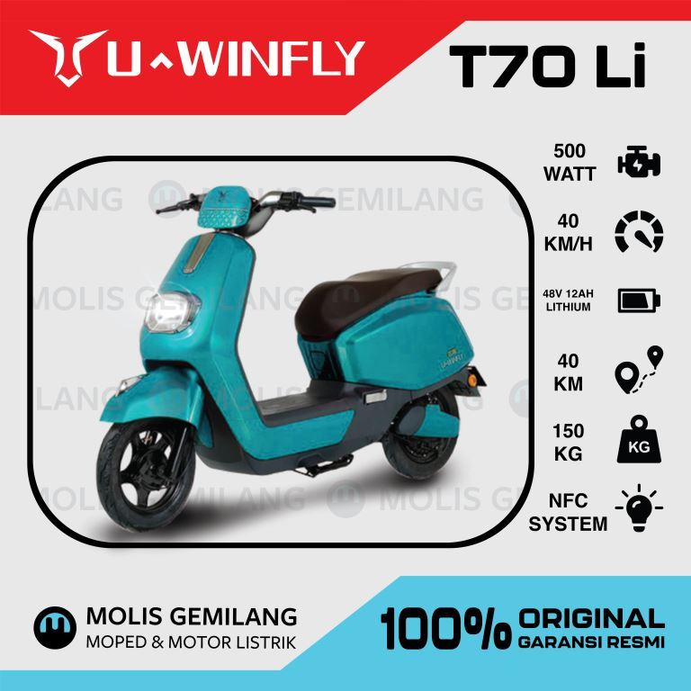 Jual Sepeda Listrik U-Winfly T70 | Shopee Indonesia