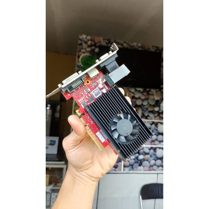 Jual vga gt 705 710 730 1gb & 2gb ddr3 ddr5 direx 12 low profile hemat ...