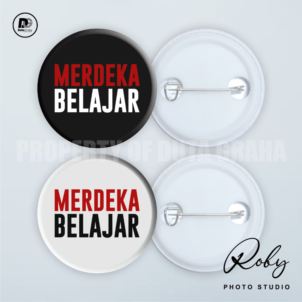 Jual [PIN PRESS] MERDEKA BELAJAR Pin Bros Aksesoris Souvenir SEKOLAH ...