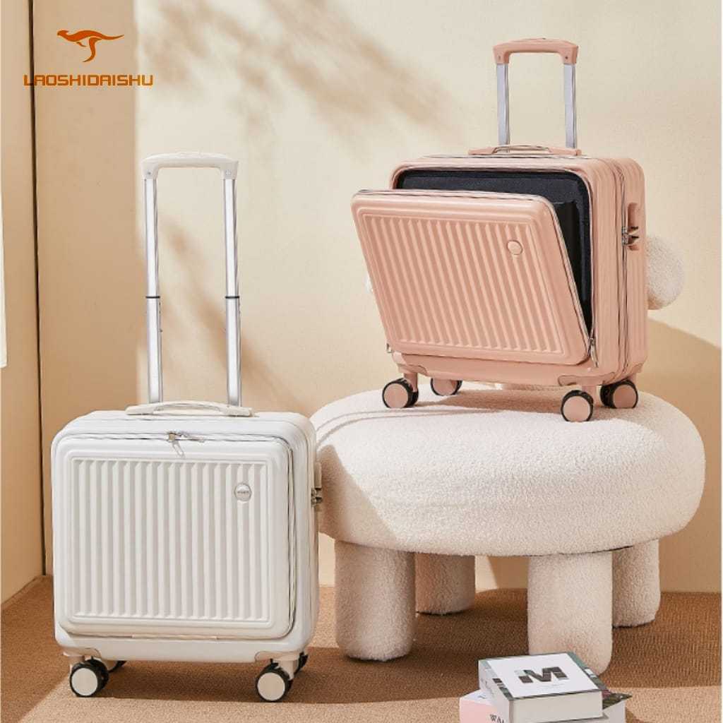 Jual Laoshidaishu Koper Pilot Mini 18 Inchi Double Pin Cabin Size ...