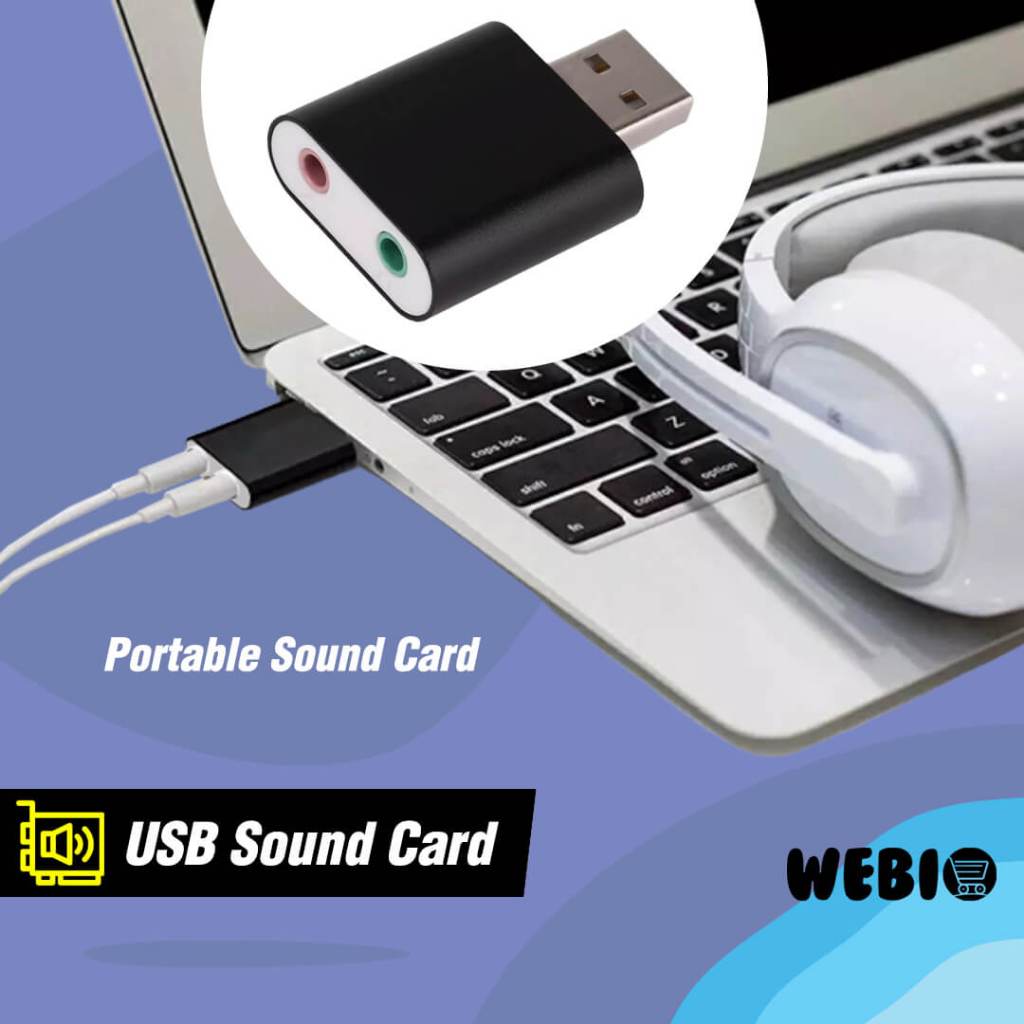 Jual Sound Card 7.1 Converter USB to Audio Interface 3.5mm External ...