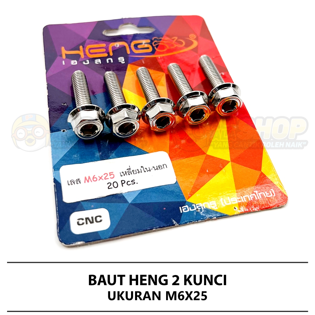 Jual Baut Probolt Dudukan Radiator Vario PCX ADV 125 150 Heng 2 Kunci | Shopee Indonesia