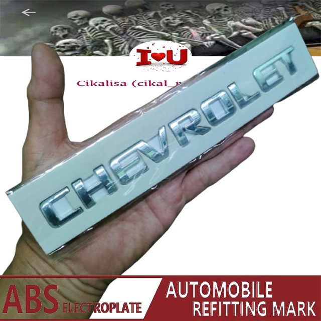 Jual Emblem ABS Chevrolet Equinox Silverado Trailblazer Bolt Spark Z71 ...