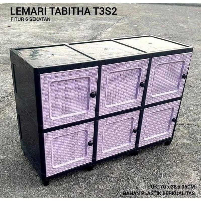 Jual LEMARI TABITHA CLICK TOWER 2 SUSUN T3S2 | Shopee Indonesia