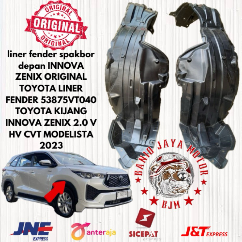 Jual liner fender spakbor depan INNOVA ZENIX ORIGINAL TOYOTA LINER ...
