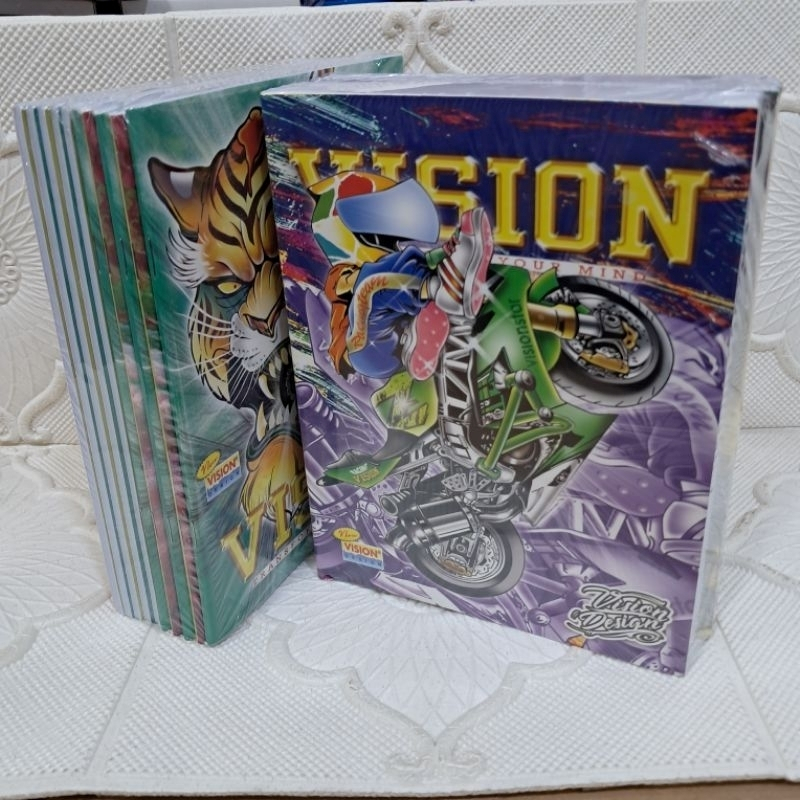 Jual Buku tulis Sekolah Vision 58 lembar isi 10 pcs buku promo cod ...