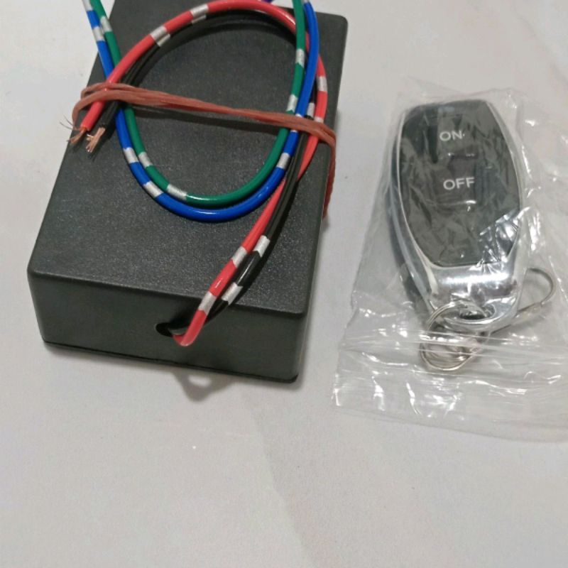 Jual remote starter remote kuntak motor mobil 12v Pengendali Jarak Jauh ...