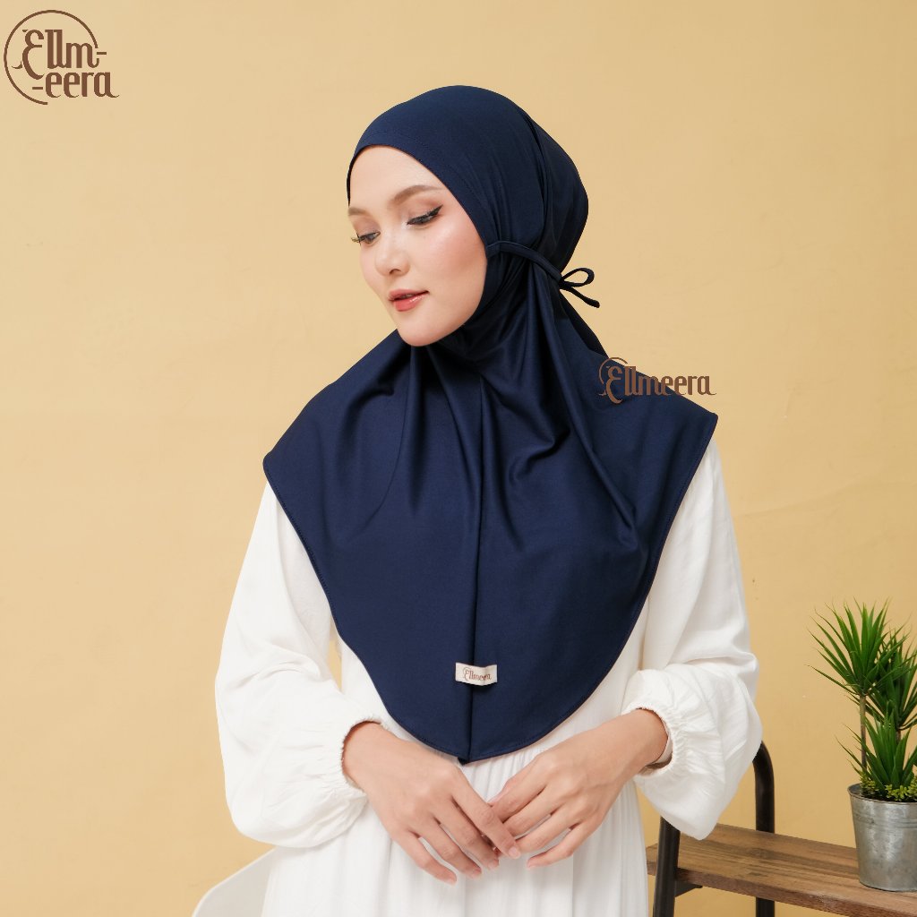 Jual ELLMEERA - Daily Hijab Wafa Instan Size M / Bergo Tali Non Ped Anti Tembem / Hijab Bergo ...