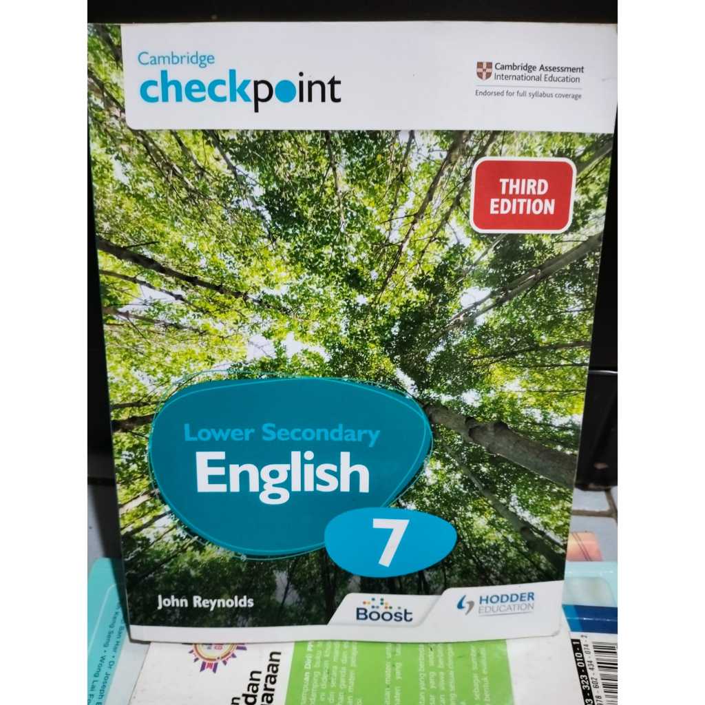 Jual Buku BEKAS: Cambridge Checkpoint Lower Secondary English 7 Textbook and Workbook Third ...