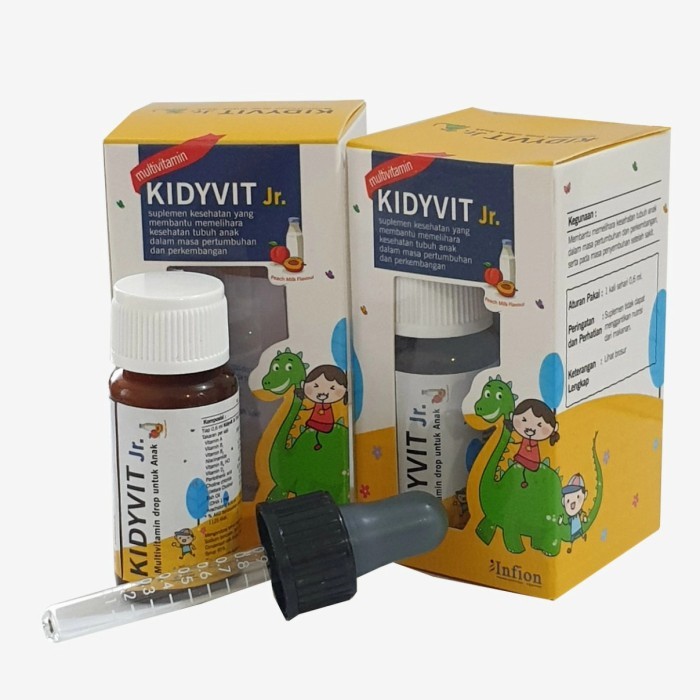 Jual Kidyvit Jr Drops 10 mL (Infion) suplemen anak | Shopee Indonesia