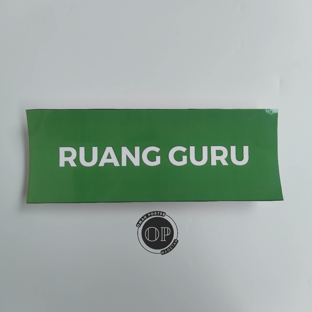 Jual Stiker Ruang Guru - Stiker Sekolah - Stiker Ruang Guru Vinyl ...