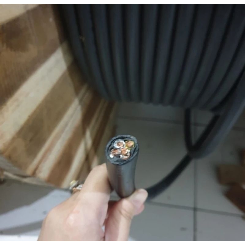 Jual Kabel NYY 4x10 mm2 SUPREME Kabel Listrik Tunggal Kawat NYY 4 x 10 mm Hitam SUPREME ecer per ...