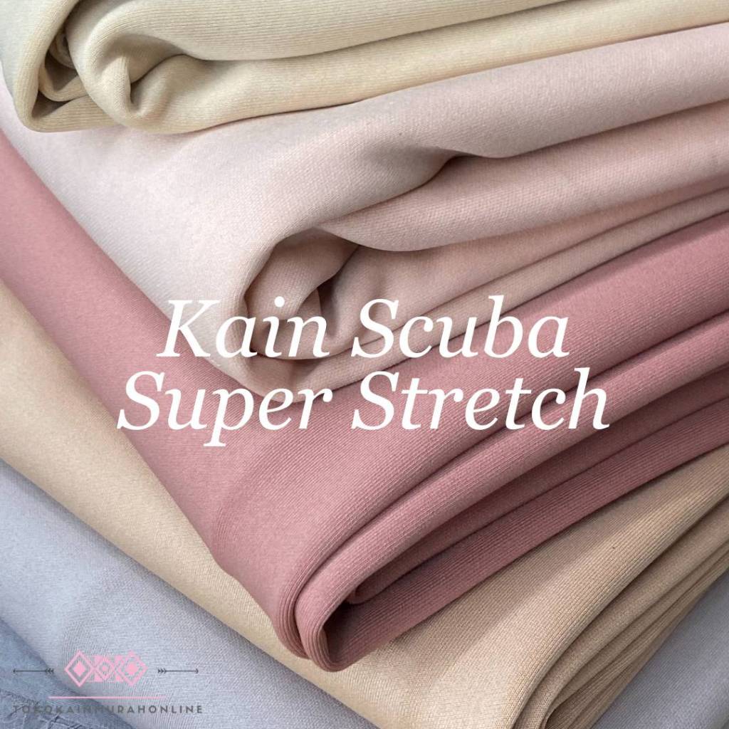 Jual Kain Korean SCUBA Original 100% Premium 270 GSM Super STRETCH ...