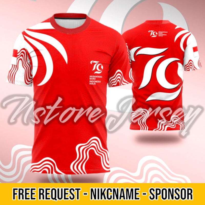 Jual JERSEY HUT RI YANG KE 79 17 Agustus 2024 Terbaru | Shopee Indonesia
