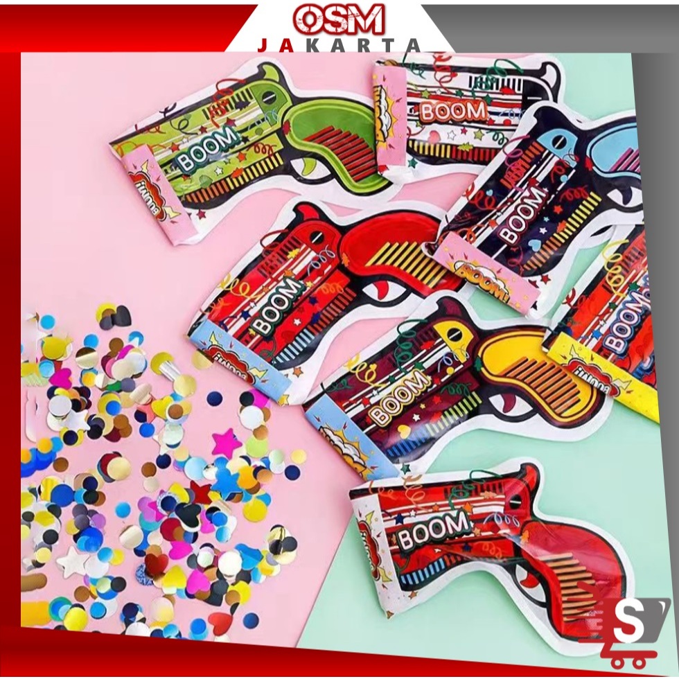 Jual OSM JKT 6303 Party Popper Confetti Mini / Balon Pistol Self ...