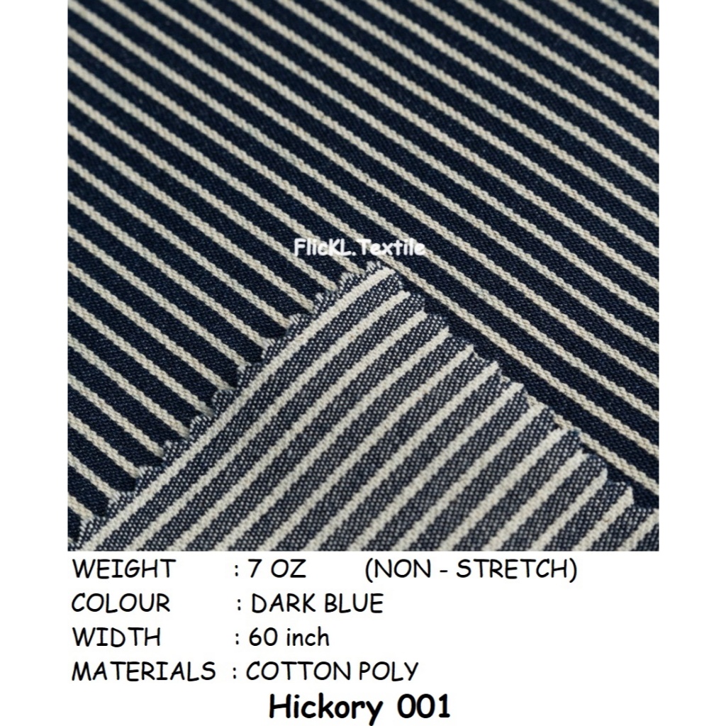 Jual Kain Wabash Denim Wabash Jeans Wabash Kain Hickory Denim Hickory ...