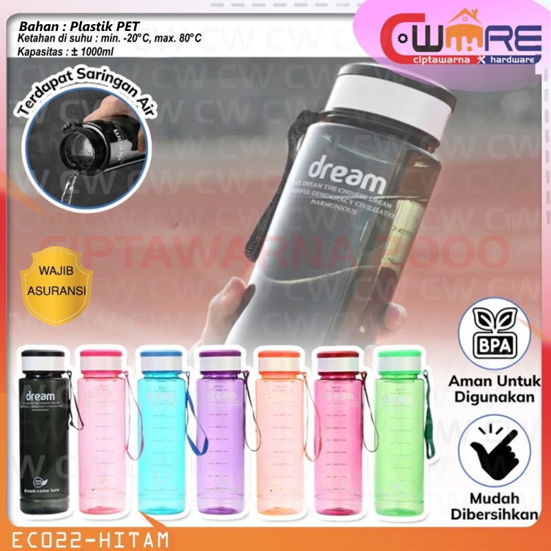 Jual Botol Air Minum Anak Sekolah Plastik My Dream Infused Water 1 ...
