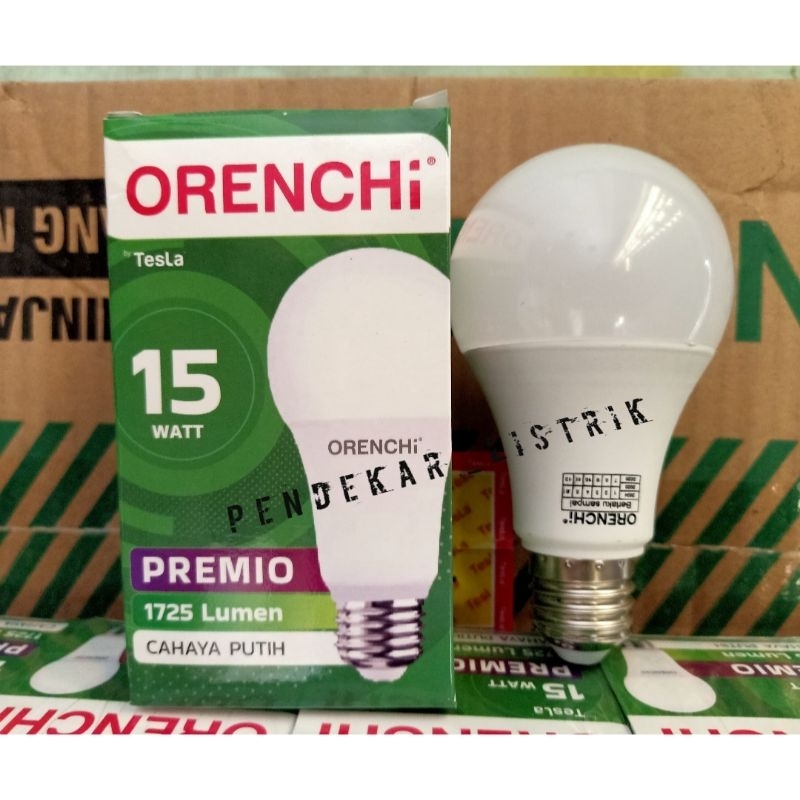 Jual Lampu LED Bulb ORENCHI 15W Nyala Terang Kelas Platinum Premium ...