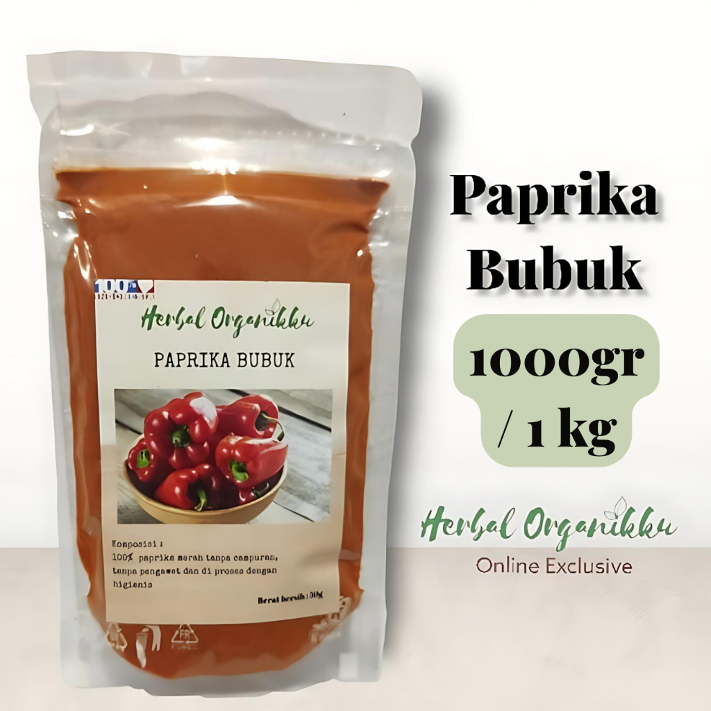Jual Paprika Bubuk 500 & 1000gr(1kg) | Bell Pepper Powder | Shopee ...