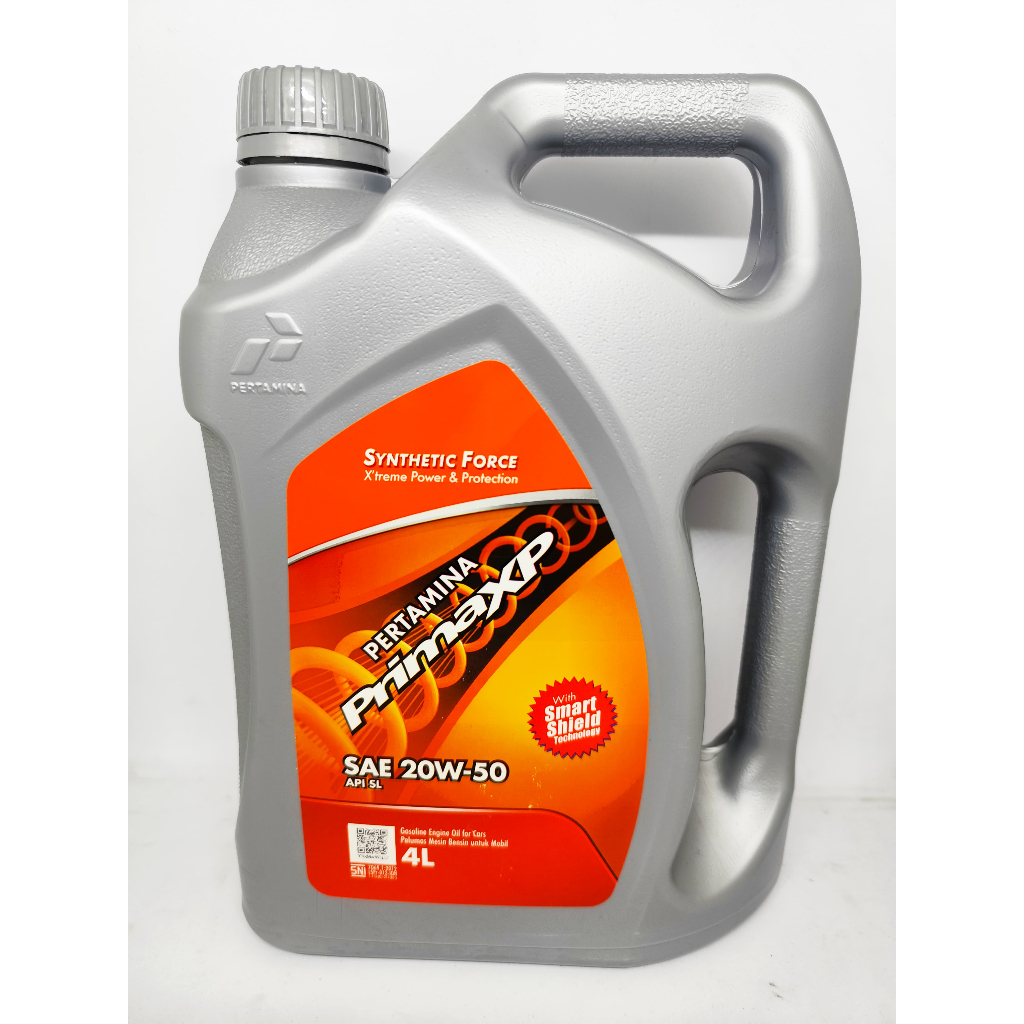 Jual Oli Mesin Pertamina Prima XP 20W 50 4 Liter Bensin | Shopee Indonesia