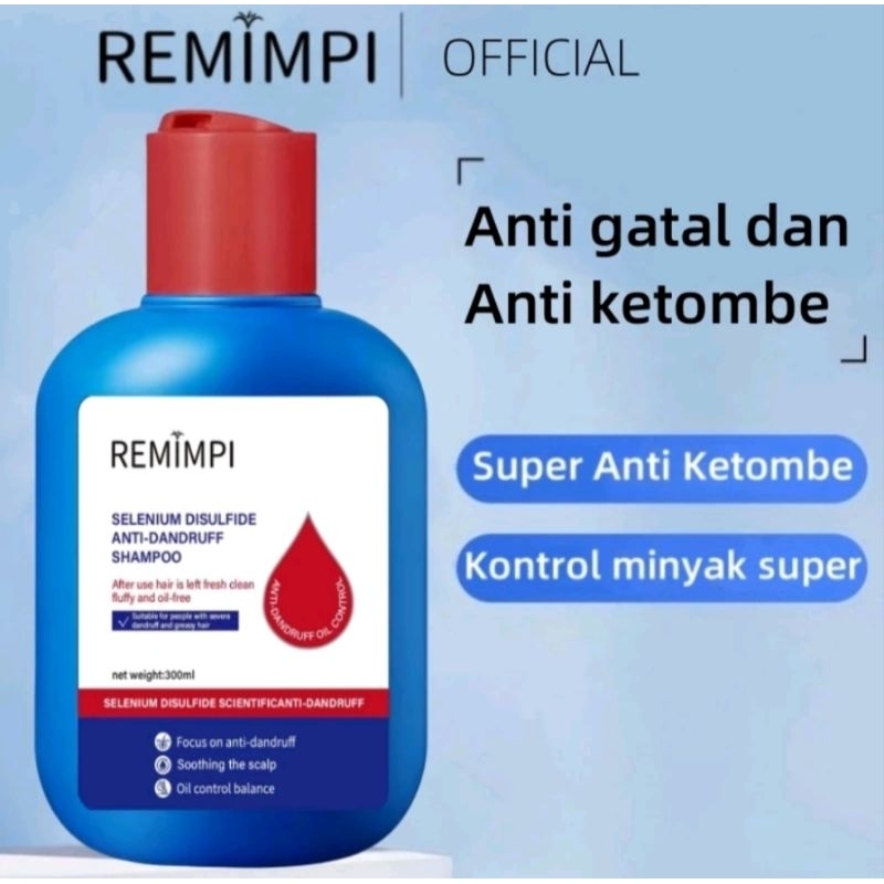 Jual REMIMPI Selenium Disulfide Anti-Dandruff Shampoo - 300ml | Shopee ...