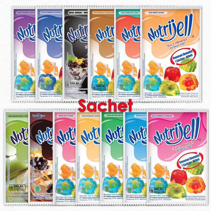 Jual [SACHET] Nutrijell Sachet All Varian | Shopee Indonesia
