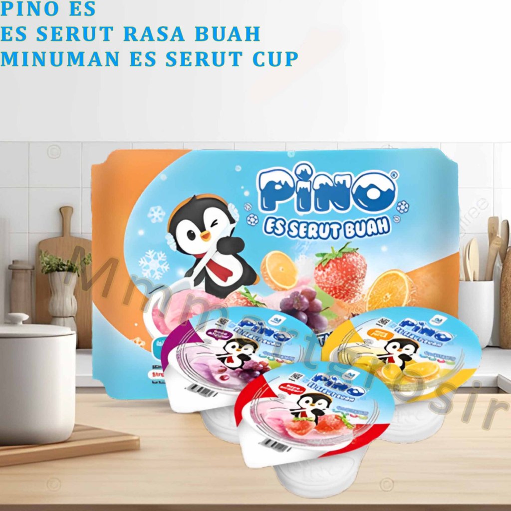Jual Pino Ice / Minuman Es Serut Rasa Buah / Minuman Es Serut Cup / Isi ...