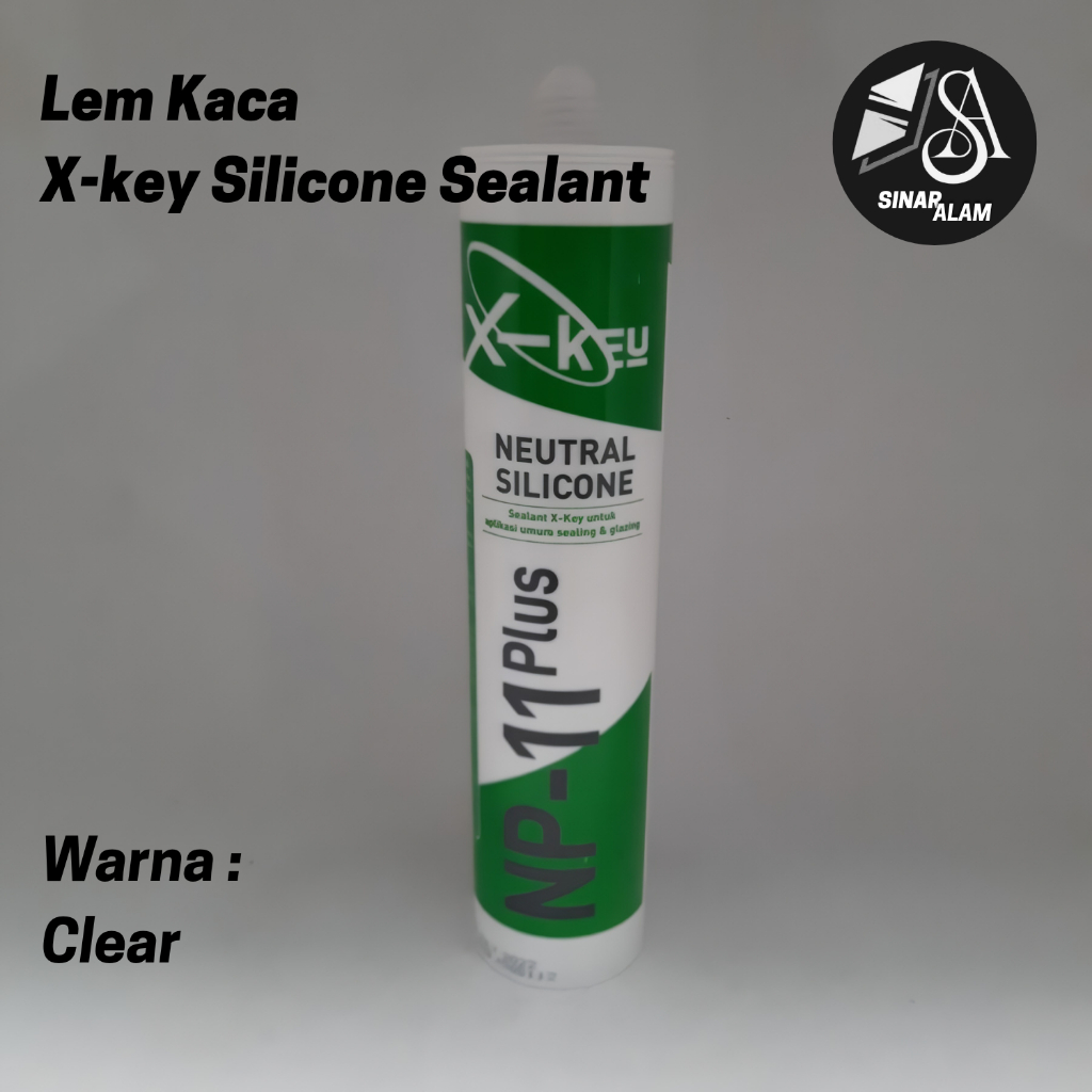 Jual Lem Kaca / Silicone Sealant XKey Netral NP11 Plus - Clear | Shopee ...