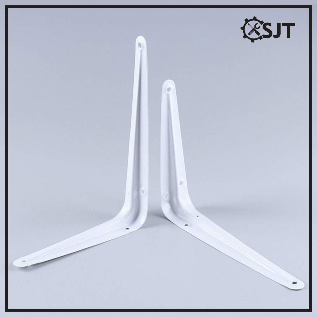 Jual SJT - Siku Rak L Dinding 8 x 10 Inch Putih / Braket Bracket Siku ...