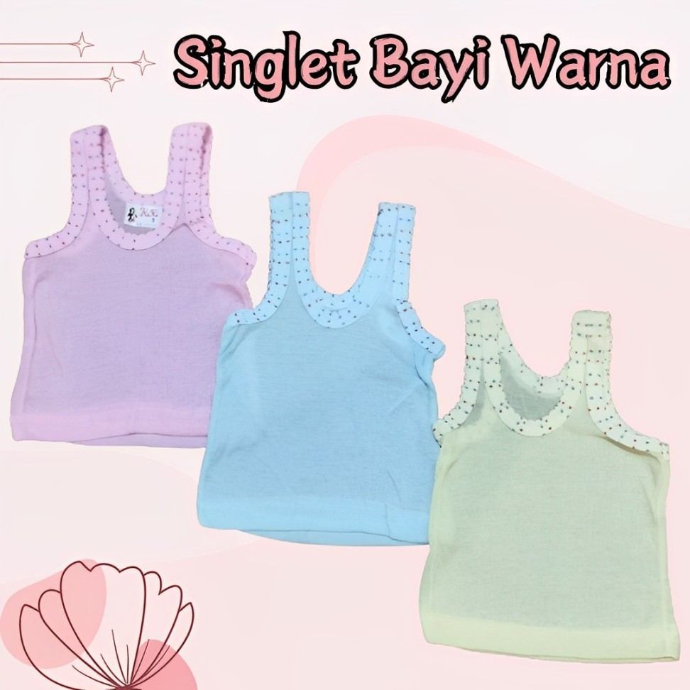 Jual Singlet Bayi Warna - Perlengkapan Bayi Termurah | Shopee Indonesia