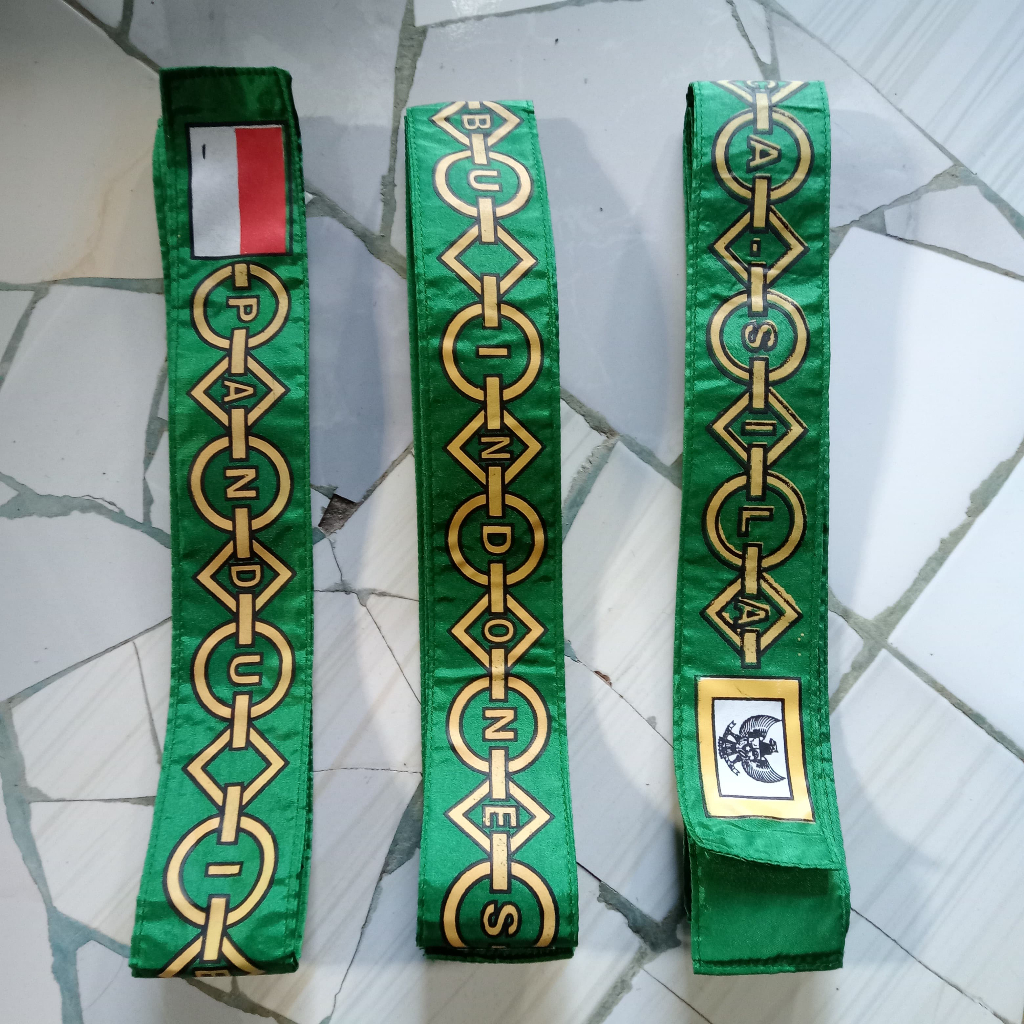 Jual Kendit paskibraka / selendang paskibraka sablon bijian | Shopee ...