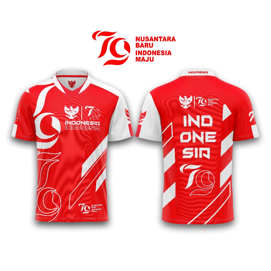 Jual JERSEY KEMERDEKAAN INDONESIA HUT RI 79 2024 | Shopee Indonesia