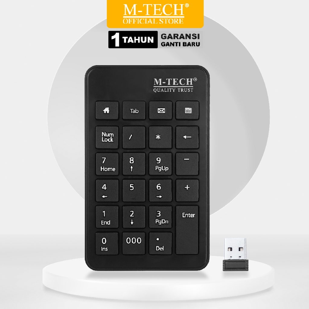 Jual MTECH Keyboard Numerik Keypad Angka Kasir Wireless | Shopee Indonesia