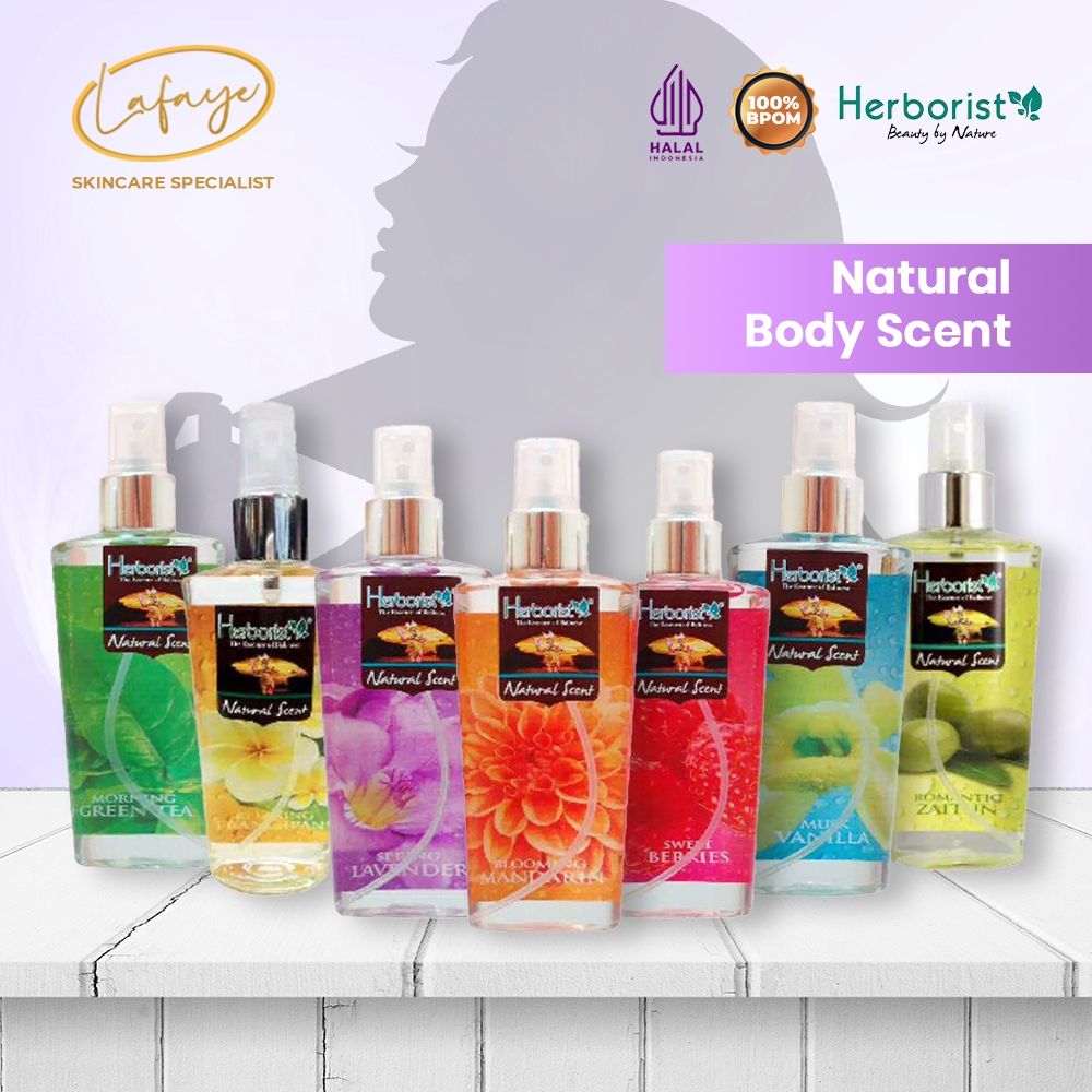 Jual Herborist Natural Scent Body Spray 120ml Parfum Tahan Lama Praktis ...