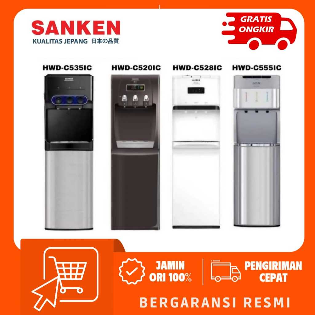 Jual SANKEN DISPENSER GALON BAWAH HWD-C535IC / HWD-C520IC / HWD-C555IC ...