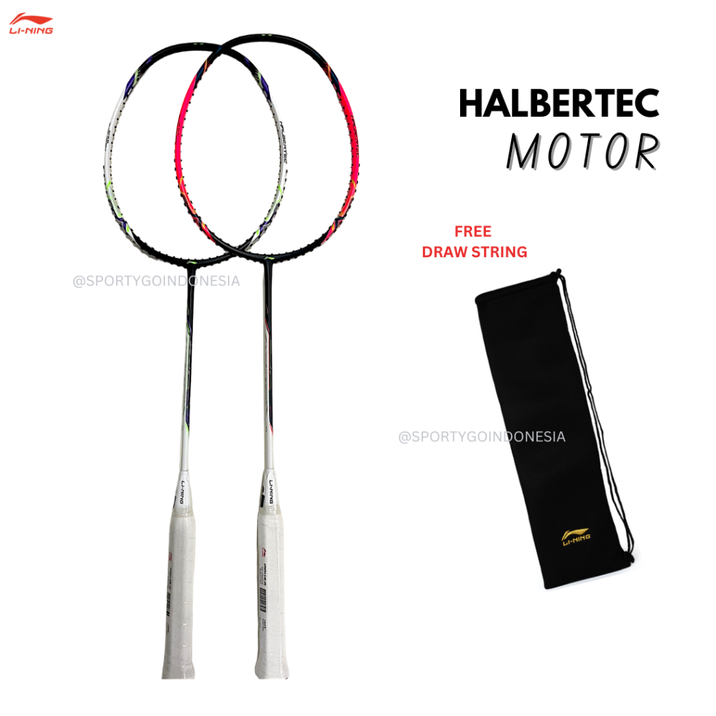 Jual Raket Badminton Lining HALBERTEC MOTOR / Li-Ning Original Halbert ...