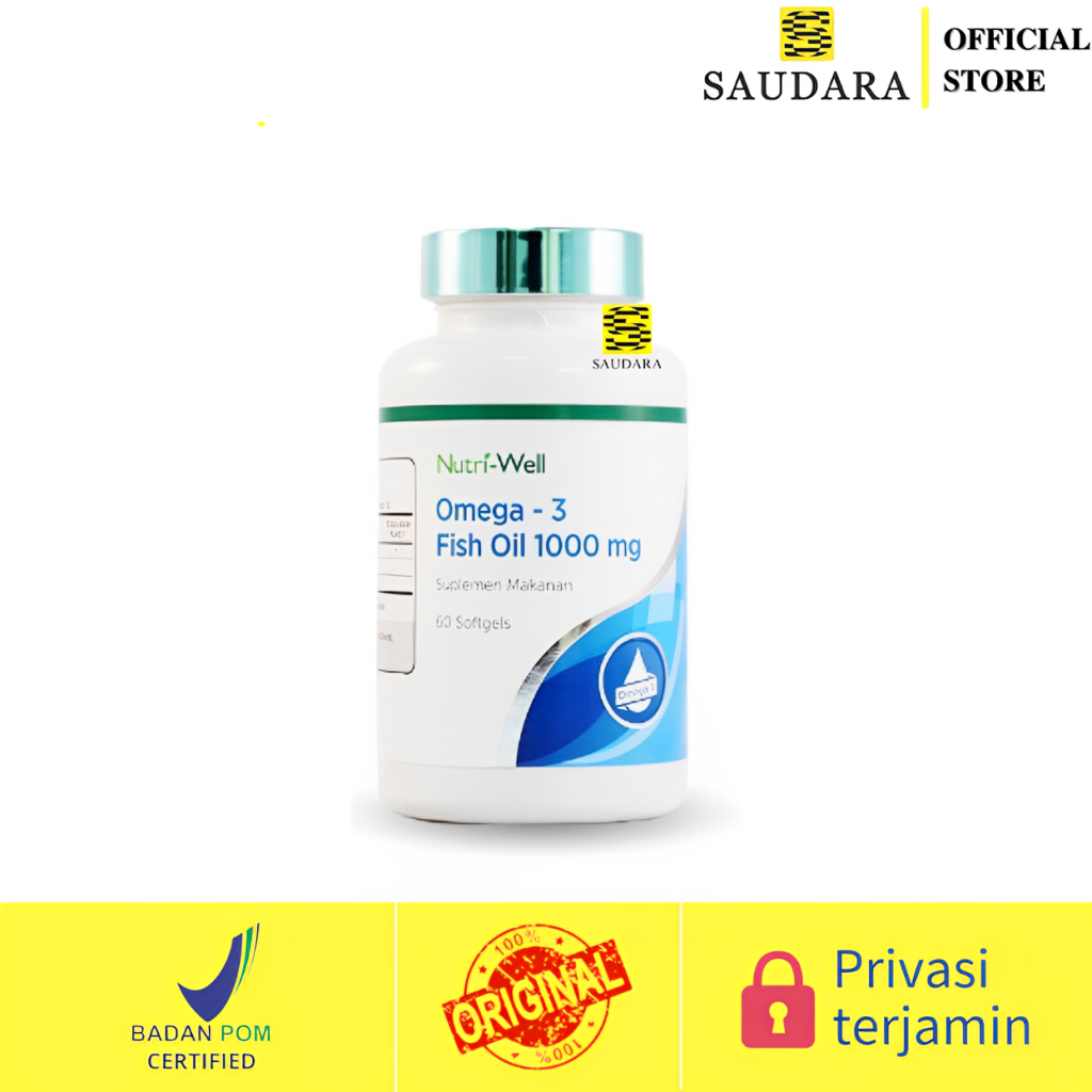 Jual Nutriwell Omega-3 1000 MG (60 Softgels) | Shopee Indonesia