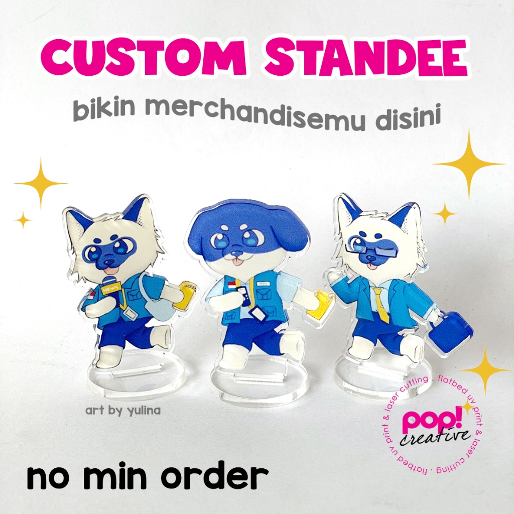 Jual Custom Standee Acrylic Mini Figure Akrilik Custom Gambar | Shopee ...