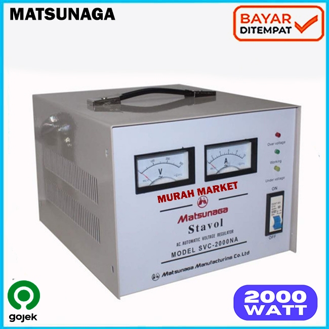 Jual Matsunaga Stabilizer/stavol listrik 3000 va penstabil listrik pln ...