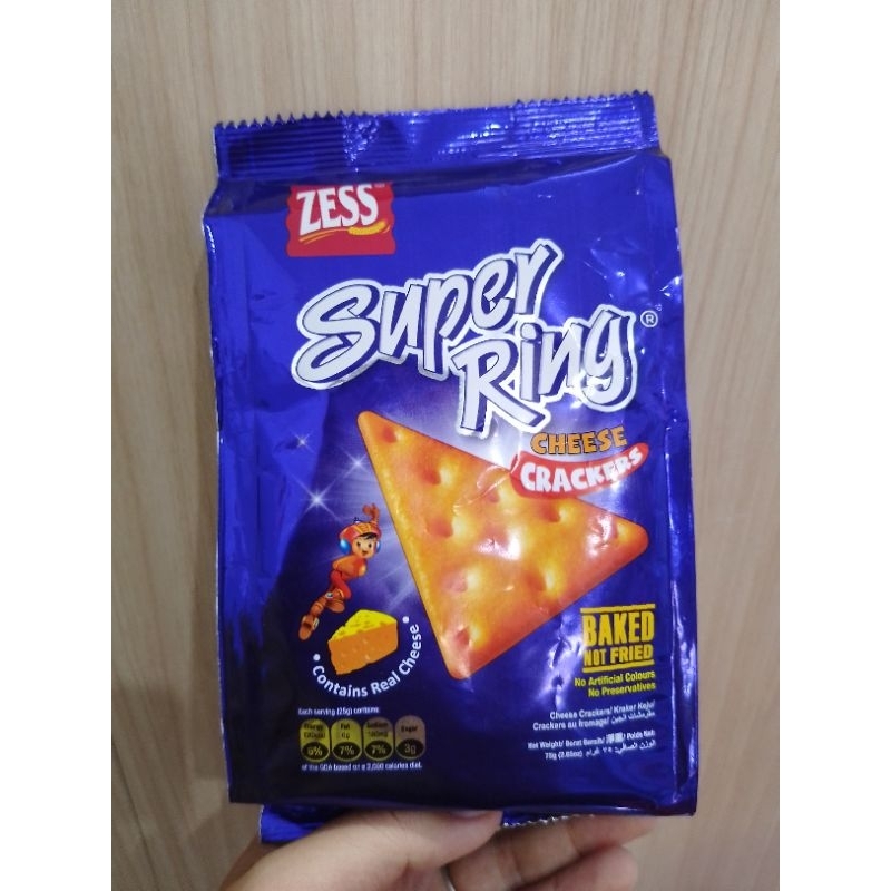 Jual Zess Super Ring cheese crackers | Shopee Indonesia