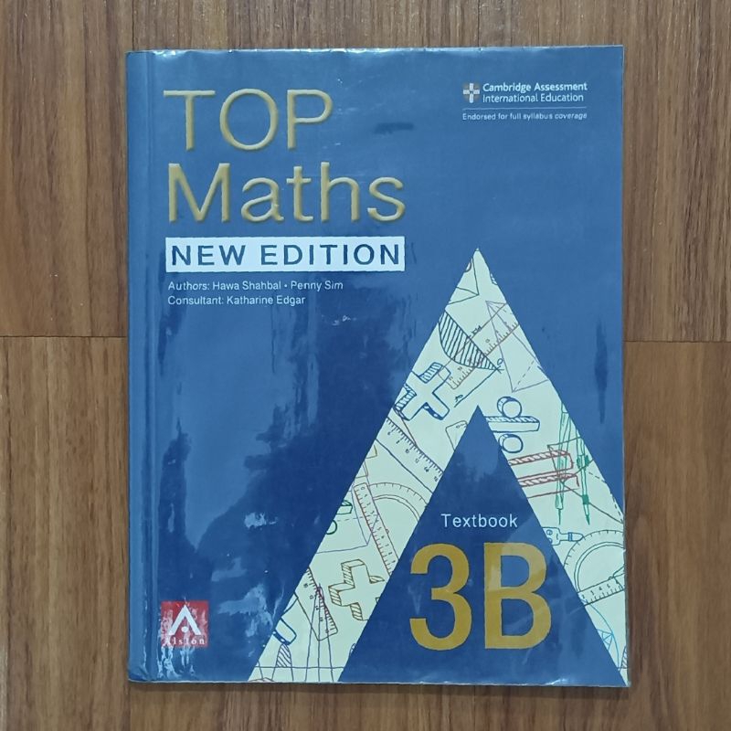 Jual Buku Top maths new edition textbook 3B Cambridge assessment ...