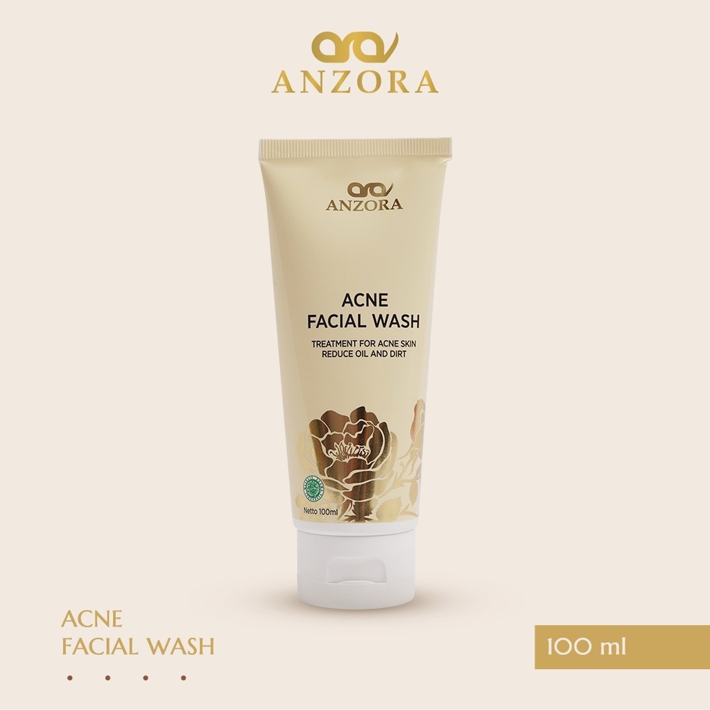 Jual Anzora Skincare Acne Facial Wash | Shopee Indonesia