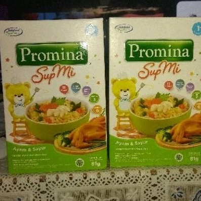 Jual promina sup mie 1+ tahun ayam dan sayur 81gr box | Shopee Indonesia