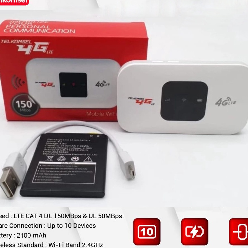 Jual Langka Bisa COD MIFI MODEM WIFI 4G UNLOCK OPERATOR Perdana ...